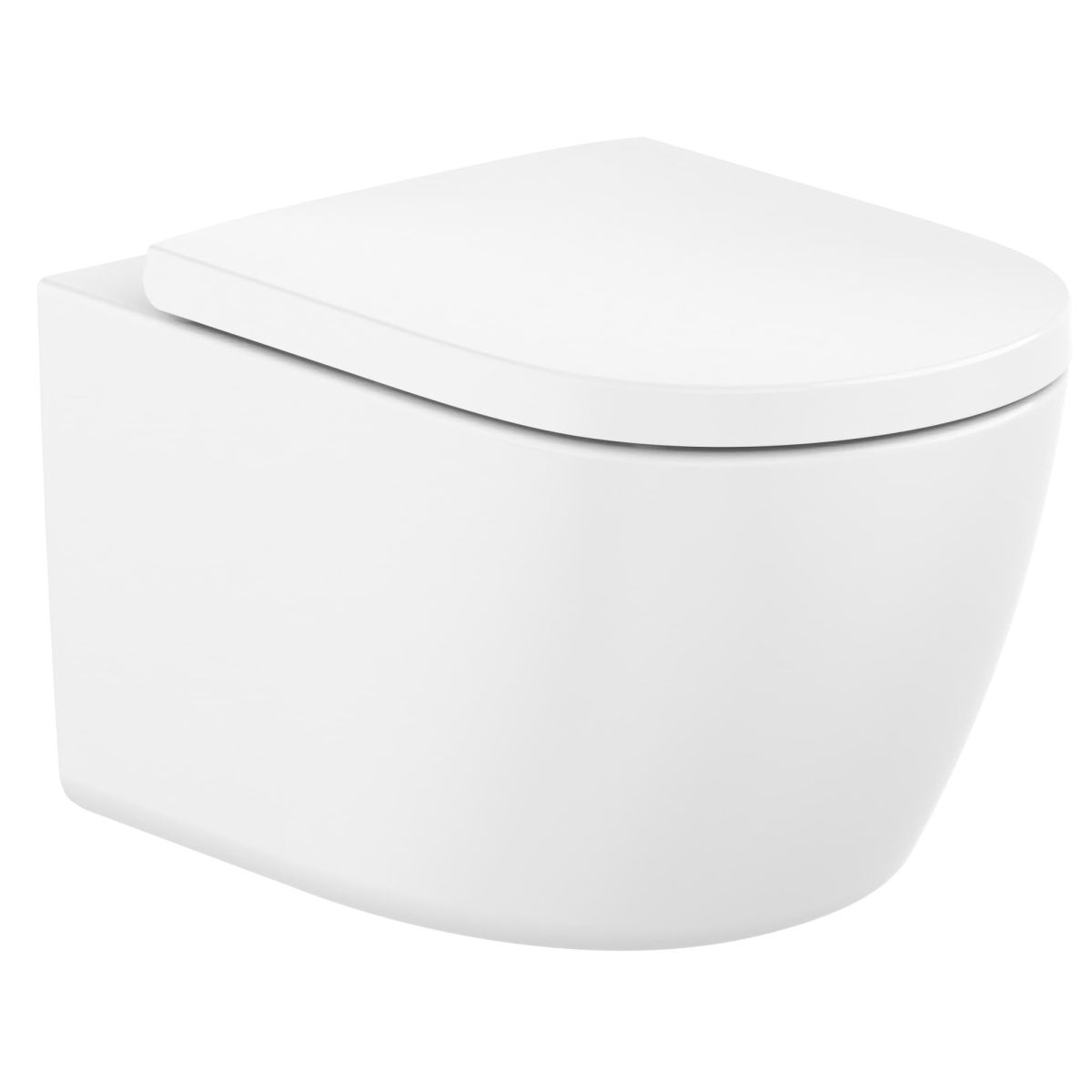 Roca Meridian cuvette de wc suspendue oui oui blanc mat A346747620 ...